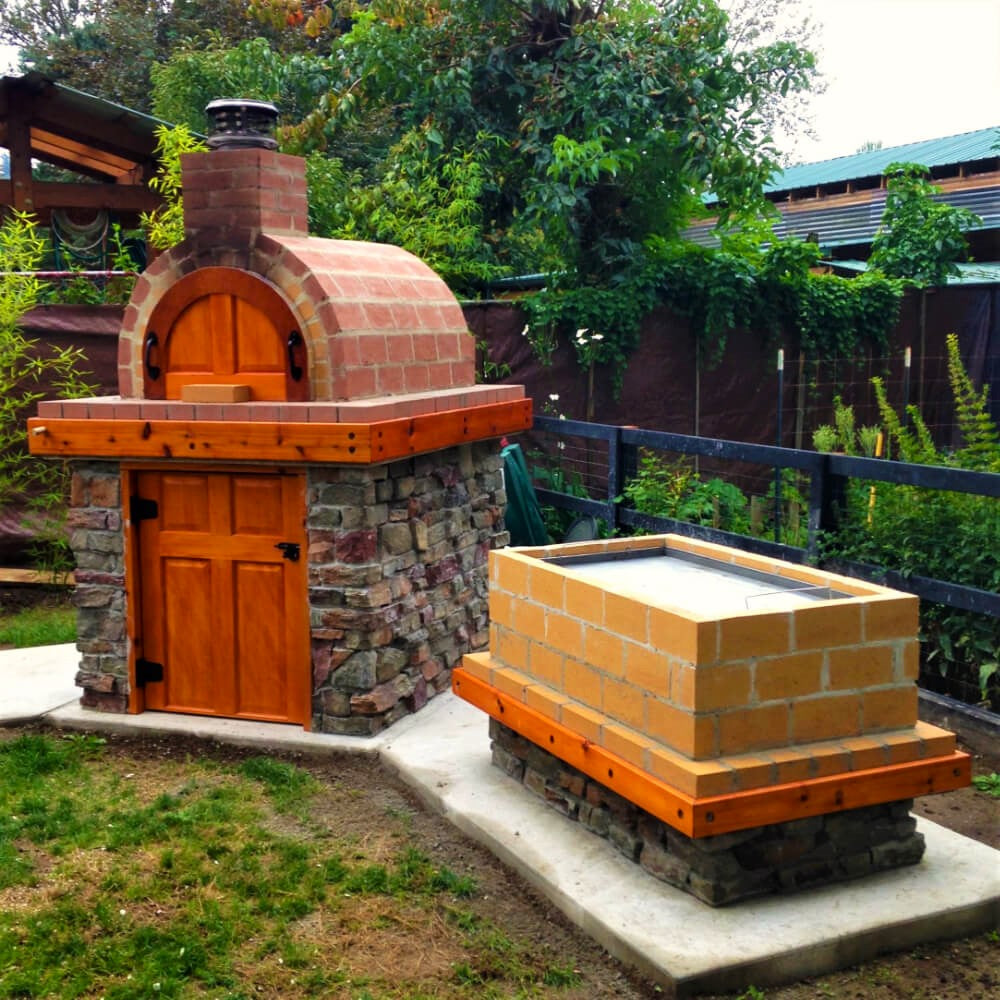 Brick Pizza Oven with Pig Roaster – BrickWood Ovens
