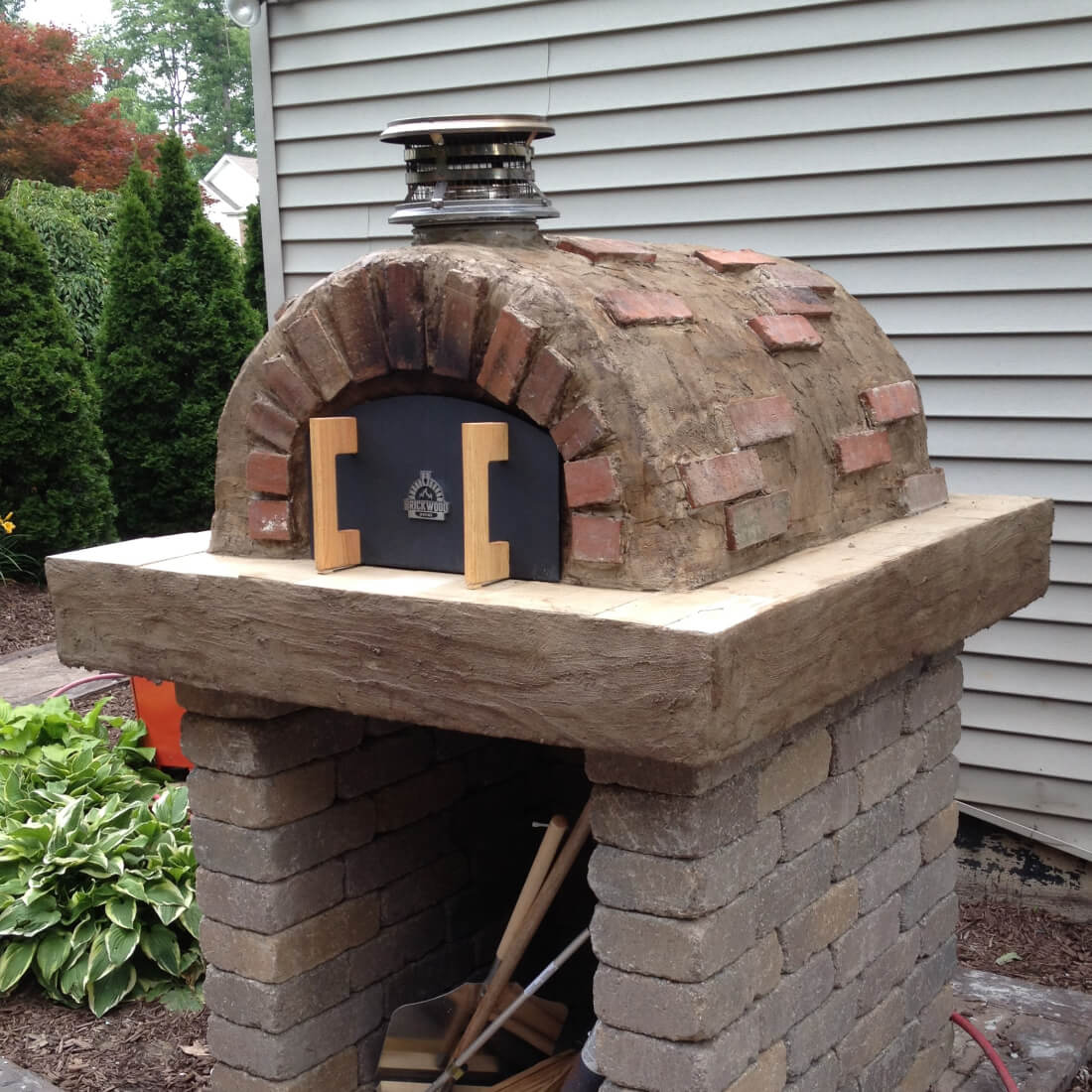 How To Build an Outdoor Brick Oven – BrickWood Ovens