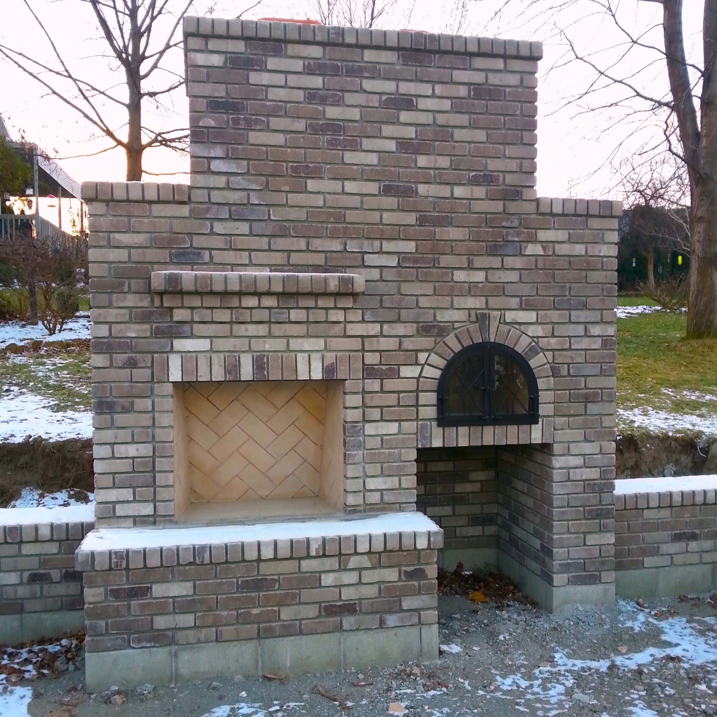 Outdoor Brick Fireplace Kits – BrickWood Ovens