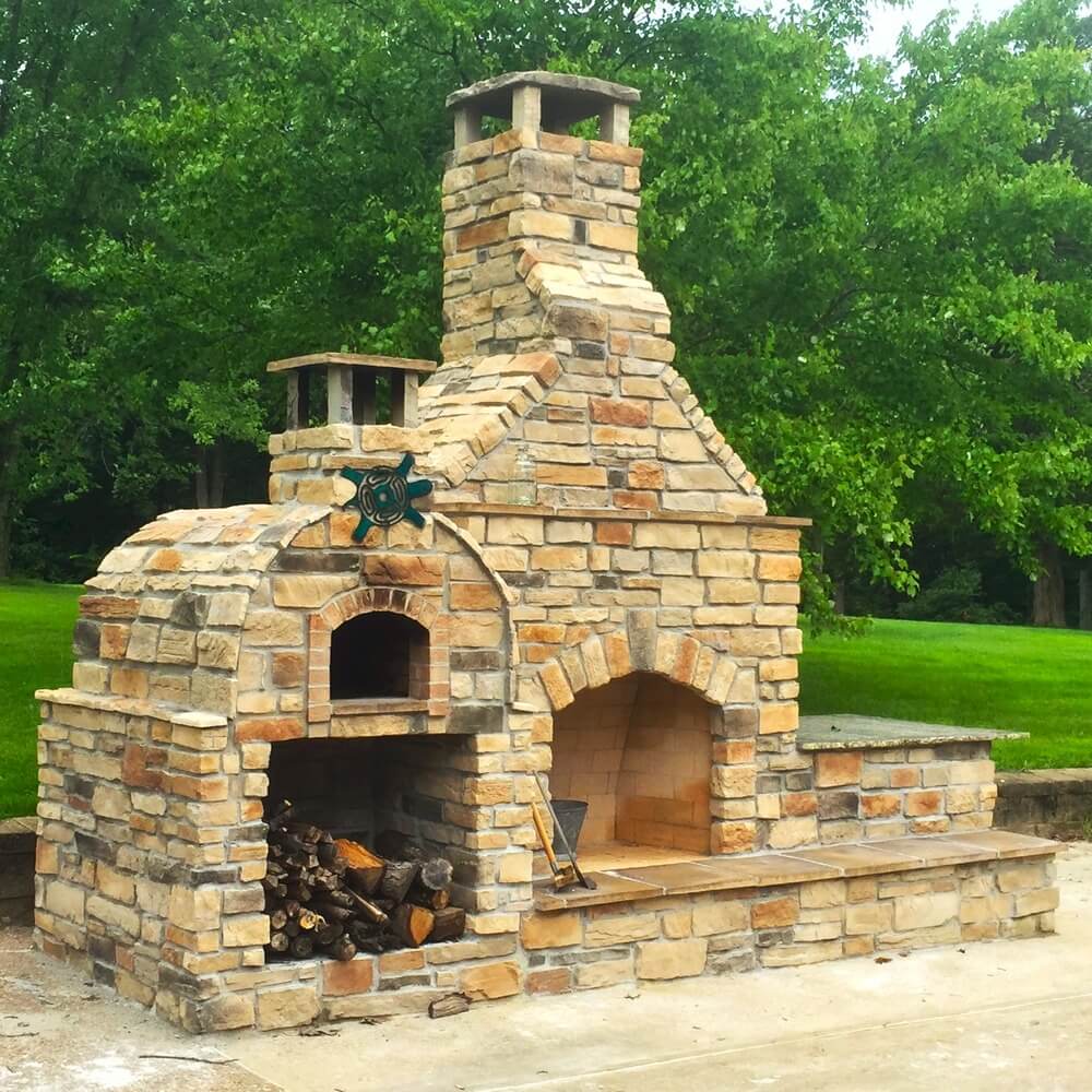 Outdoor Stone Fireplace: Building the Perfect Wood-Fired Outdoor Oasis ...