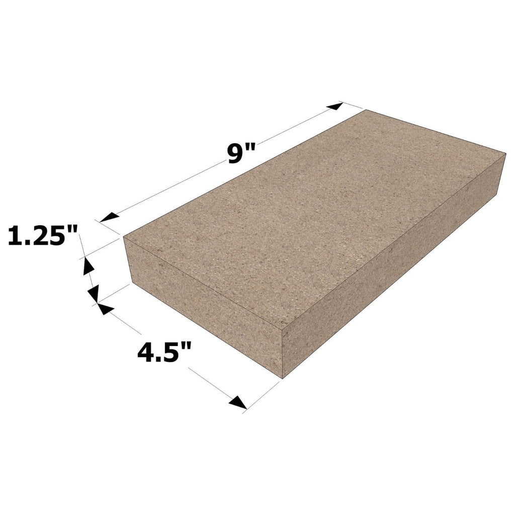Refractory Brick | Fire Brick Splits - 9" x 4.5" x 1.25" – BrickWood Ovens